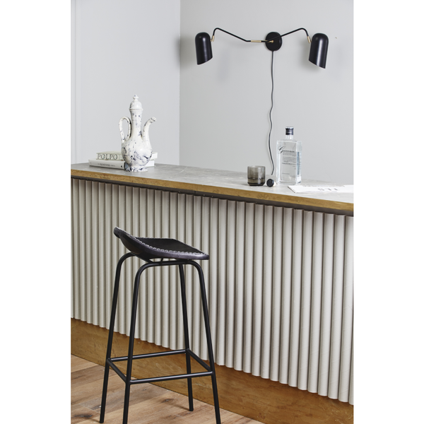 Primera-shop/Lampa de perete neagra 2 abajururi Eris Primera-shop/Lampa de perete neagra 2 abajururi Eris