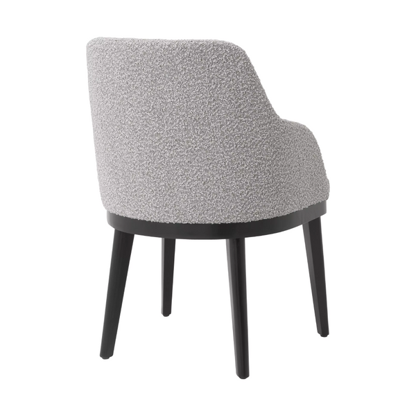 Primera-shop/Scaun dining textil gri bouclé Costa - Primera Interiors